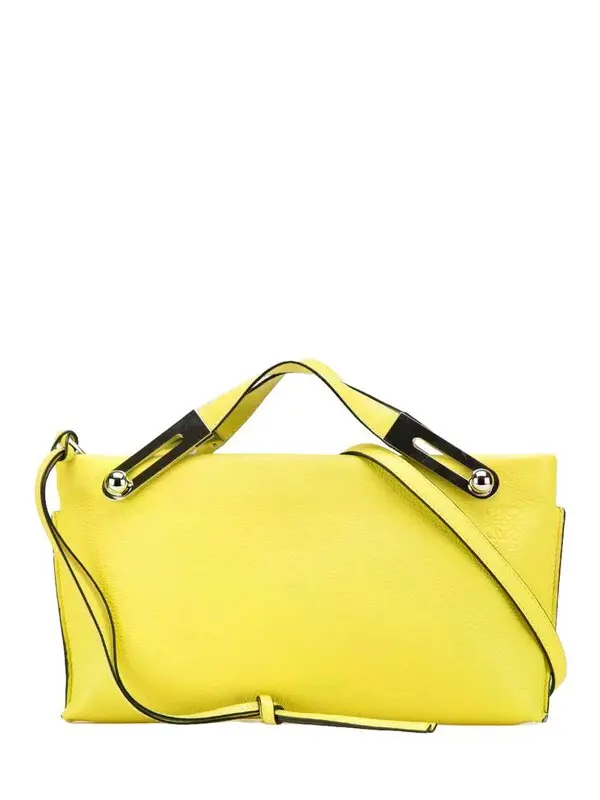 Loewe Small Leather Missy Satchel - Yellow