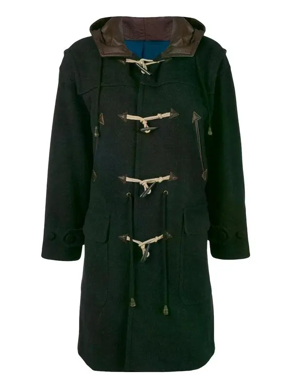 Jean Paul Gaultier Mid-length Duffle Coat - Black