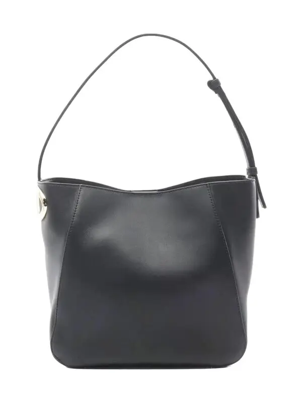 Valentino Garavani V-logo Leather Shoulder Bag - Black