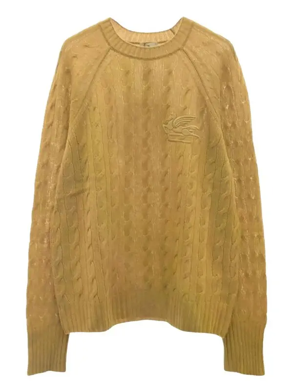 Etro Cable-knit Cashmere Sweater - Yellow