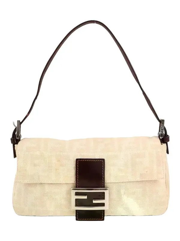 Fendi Baguette Shoulder Bag - Neutrals