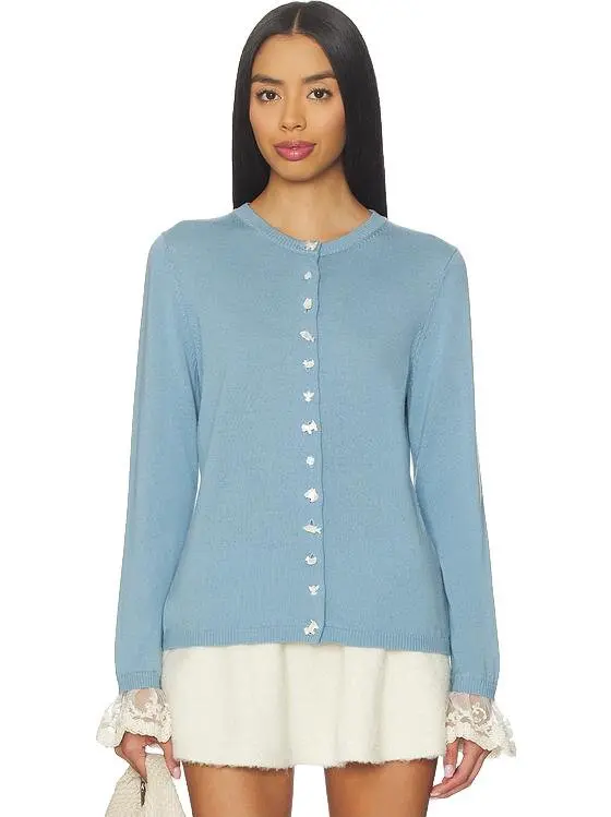 Sea Diane Knit Cardigan - Blue