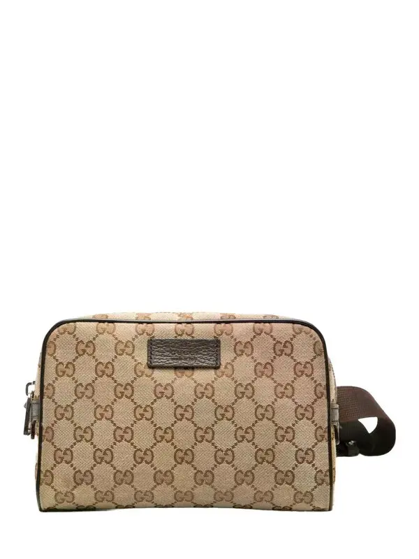 Gucci Gg Canvas Belt Bag - Brown