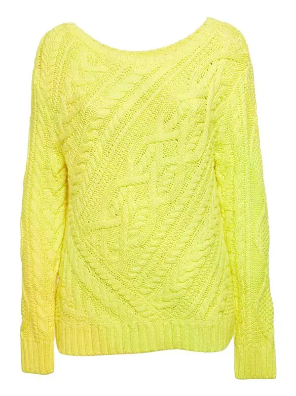 Polo Ralph Lauren Vintage Cable-knit Sweater - Yellow