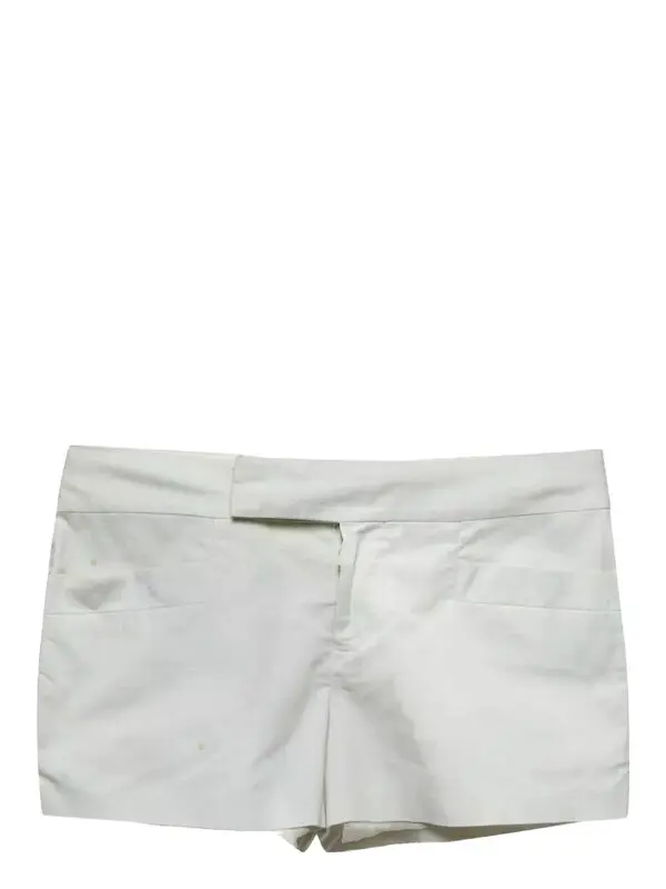 Club Monaco Cotton Shorts - White