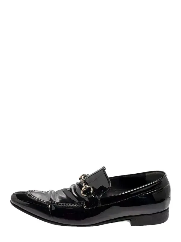 Gucci Horsebit Leather Loafers - Black