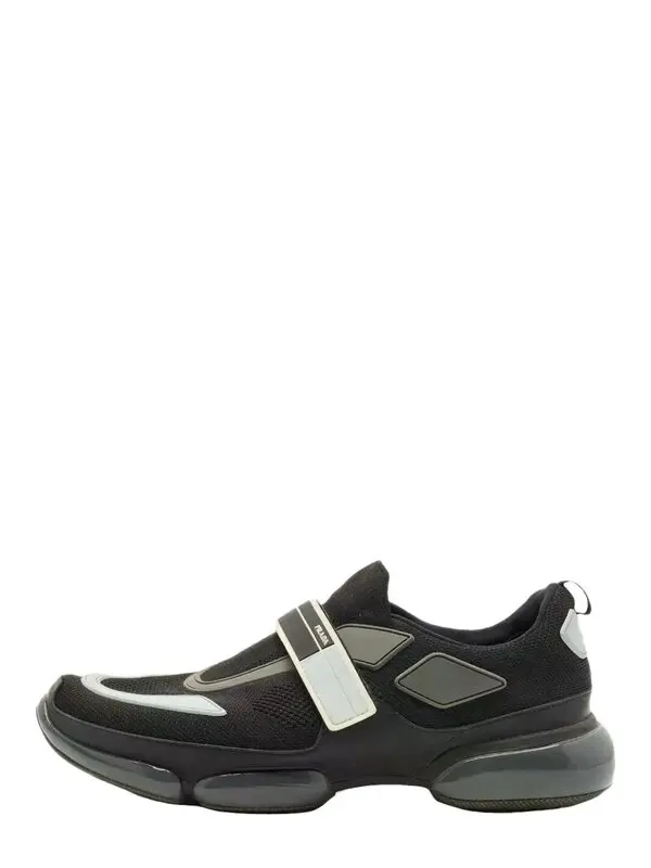 Prada Cloudbust Touch-strap Sneakers - Black