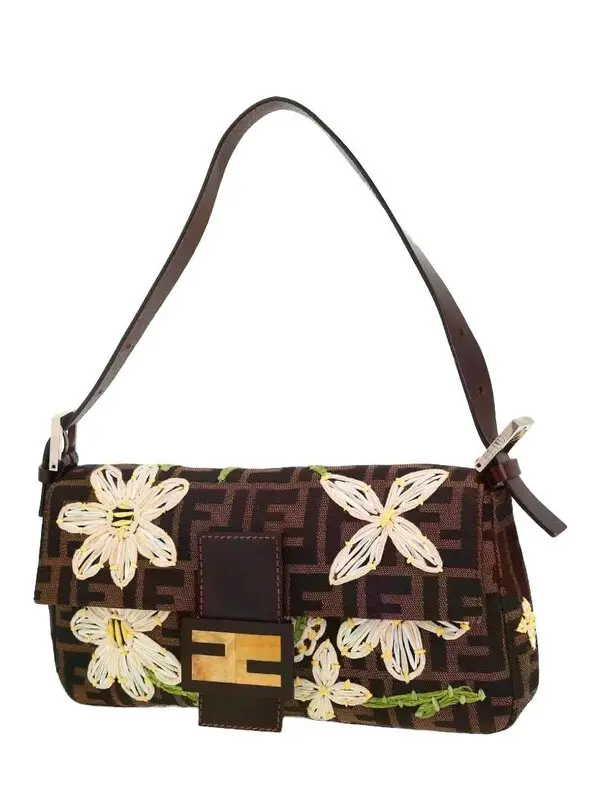 Fendi Baguette Shoulder Bag - Brown