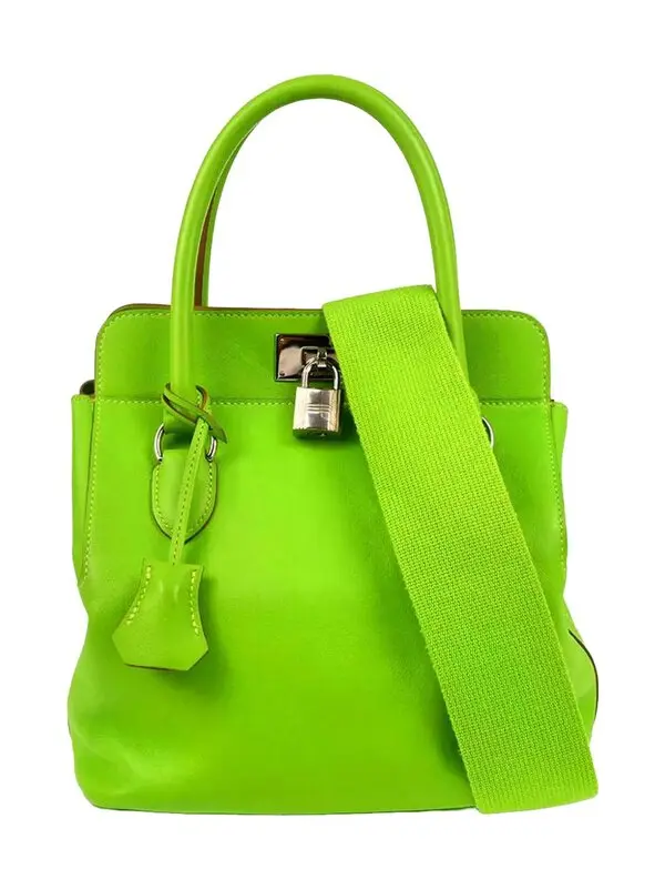 Hermès Pre-owned Toolbox 20 Leather Handbag - Green