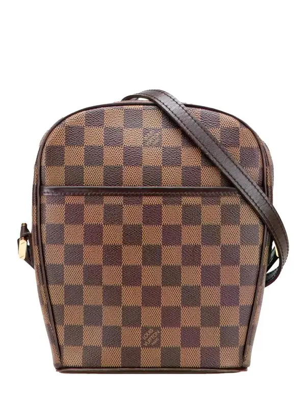 LOUIS VUITTON 2003 Damier Ebene Ipanema Pm Crossbody Bag - Brown