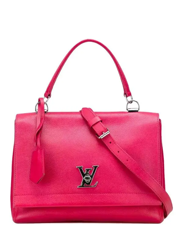 LOUIS VUITTON 2015 Lockme Ii Bb Satchel - Pink
