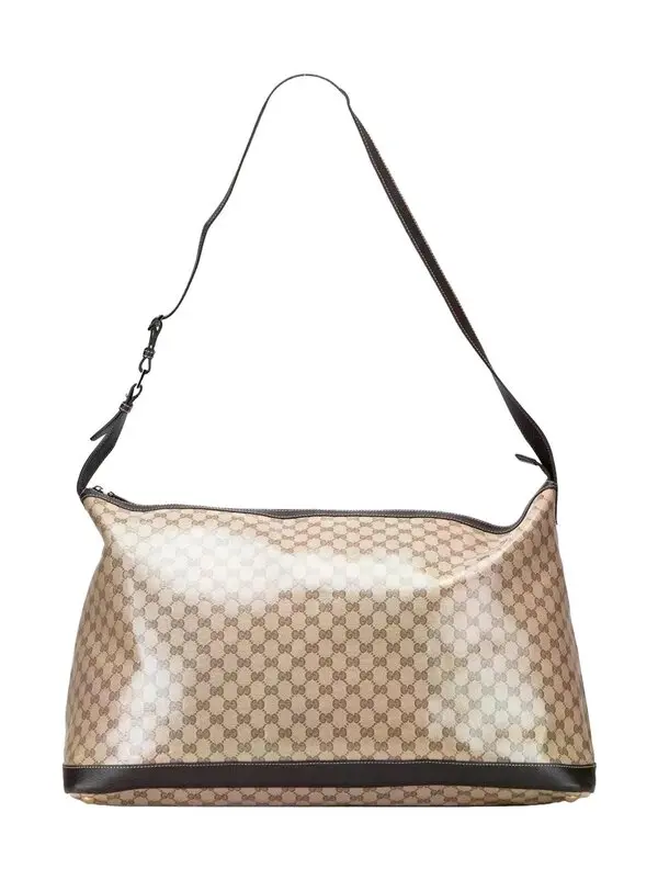Gucci Gg Crystal Travel Bag - Brown