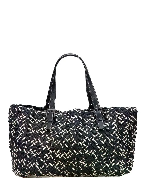 Bottega Veneta Large Intrecciato Lido Tote Bag - Black