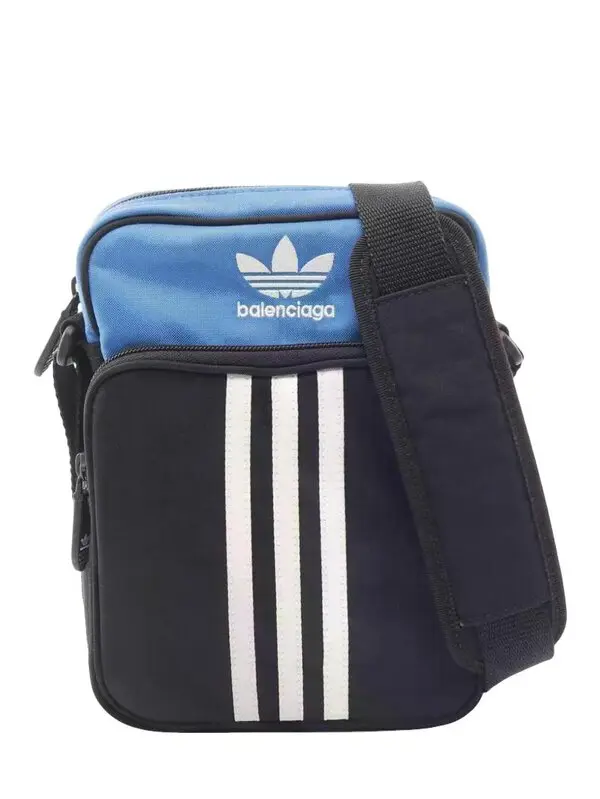 Balenciaga Pre-owned X Adidas Canvas Crossbody Shoulder Bag - Black