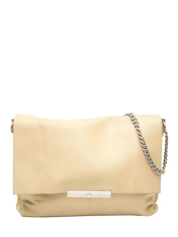 Celine 2013 Leather Blade Chain Shoulder Bag - Brown