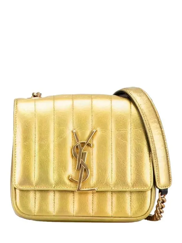 Saint Laurent Pre-owned Monogram Vicky Chain Bag - Gold