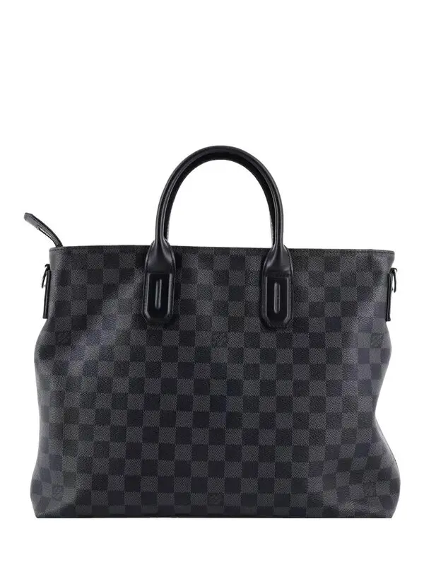 LOUIS VUITTON 7 Days A Week Damier Graphite Tote Bag - Grey