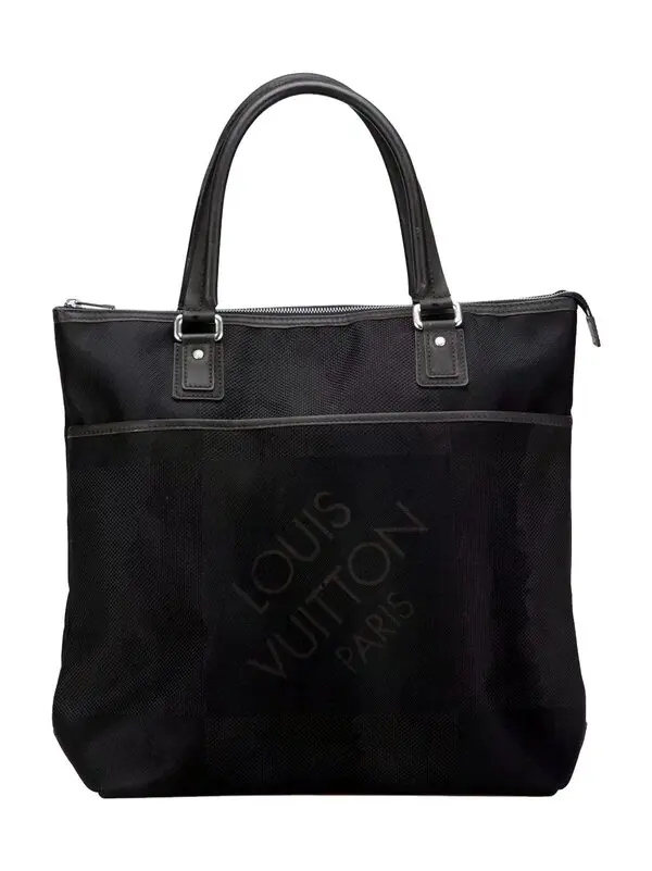 LOUIS VUITTON 2007 Damier Geant Cougar Tote Bag - Black