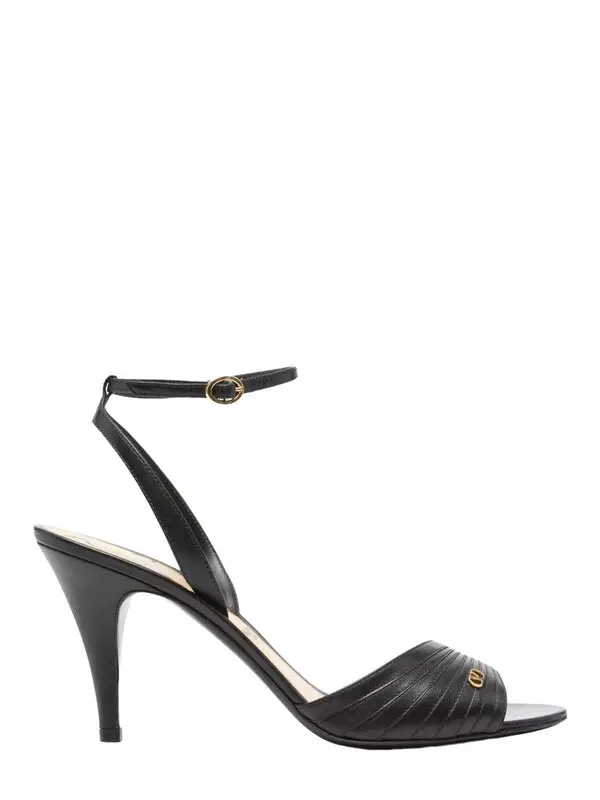 Valentino Garavani 90mm Ladycrush Sandals - Black