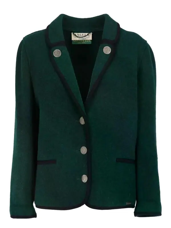 A.N.G.E.L.O. VINTAGE CULT 1990s Contrasting-trim Jacket - Green