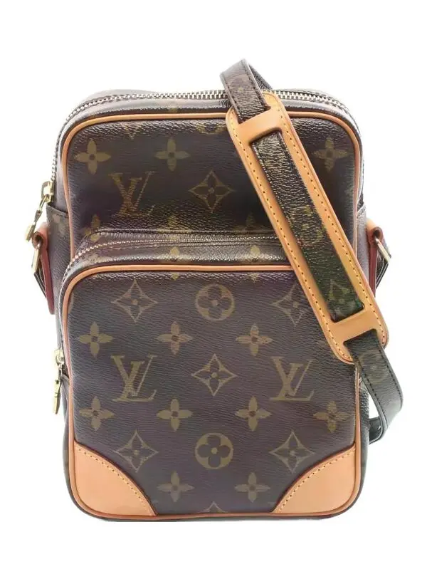 LOUIS VUITTON 2005 Monogram Amazon Crossbody Bag - Brown