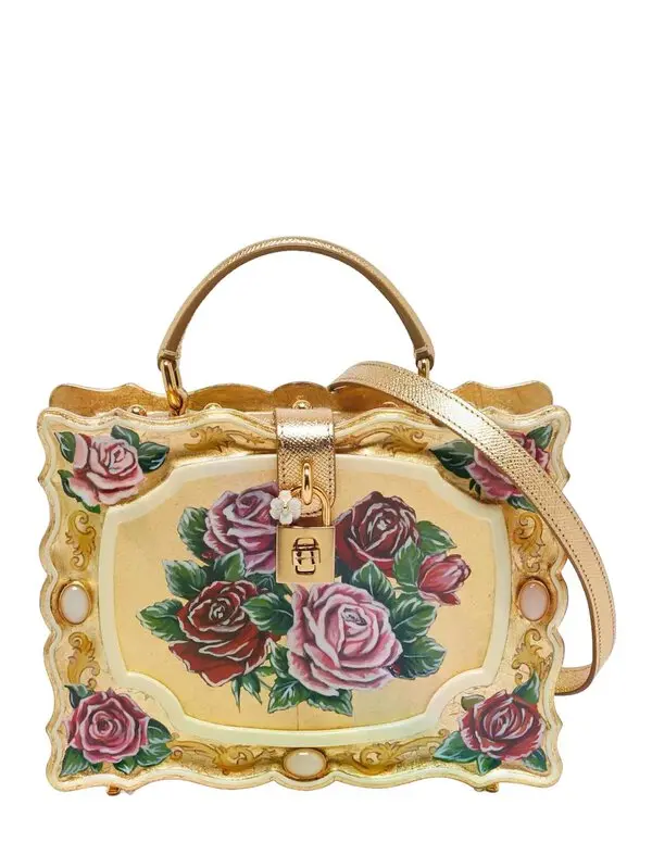 Dolce & Gabbana Dolce Box Mini Bag - Gold