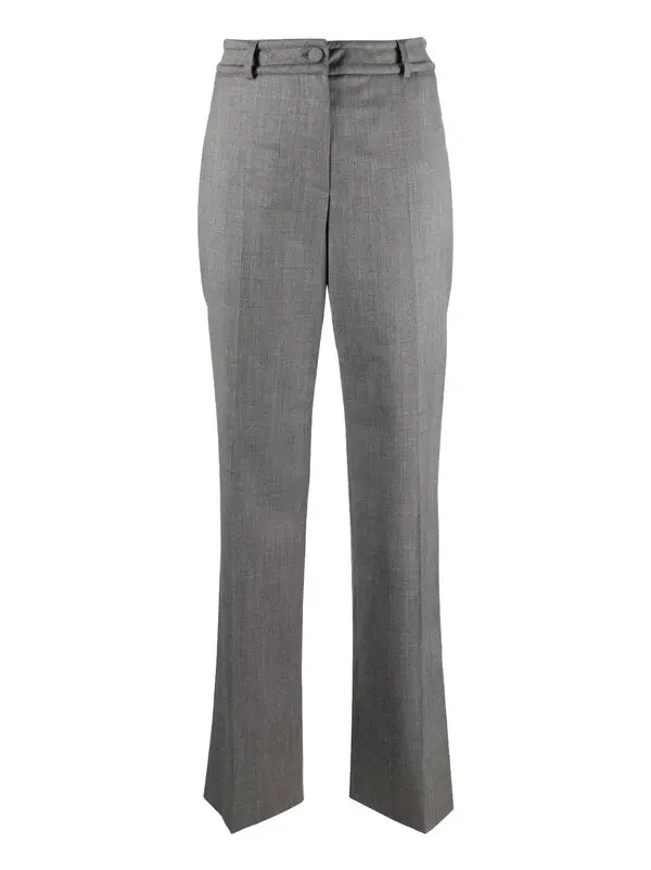 Gianfranco Ferre 1990s High-waisted Tailored Trousers - Grey