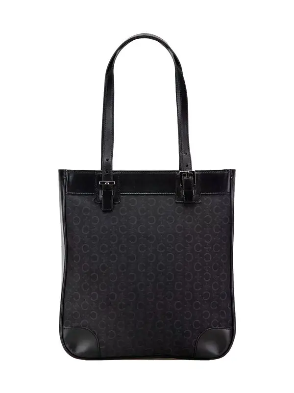 Celine Macadam Canvas Tote Bag - Black