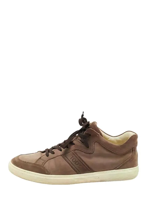 TOD'S Leather Sneakers - Brown
