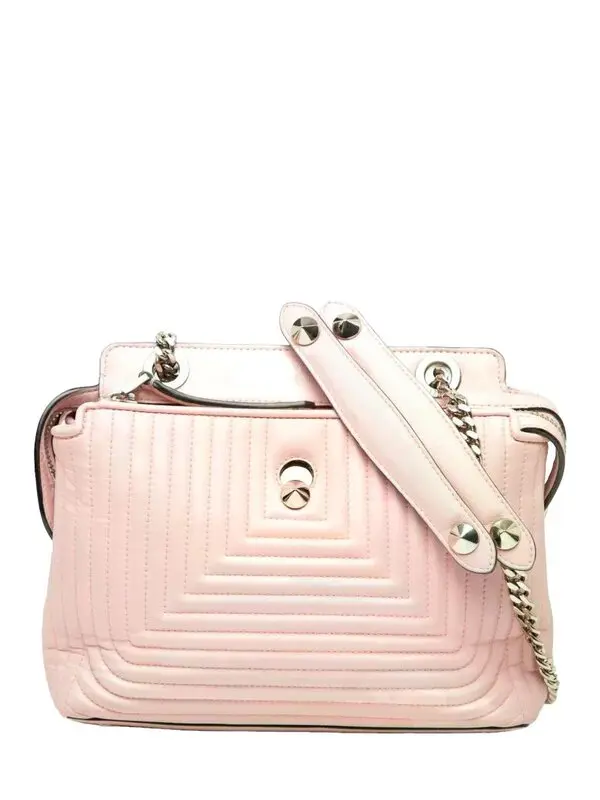 Fendi Dotcom Click Shoulder Bag - Pink