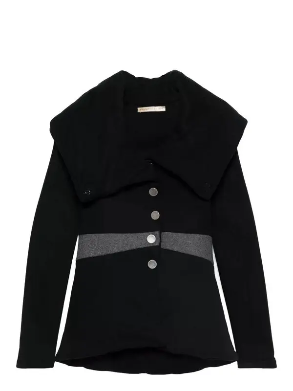Balenciaga 2010s Cotton Coat - Black