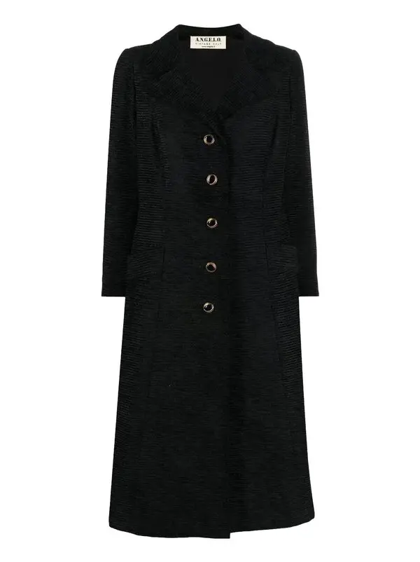 A.N.G.E.L.O. VINTAGE CULT 1960s Single-breasted Velvet Coat - Black