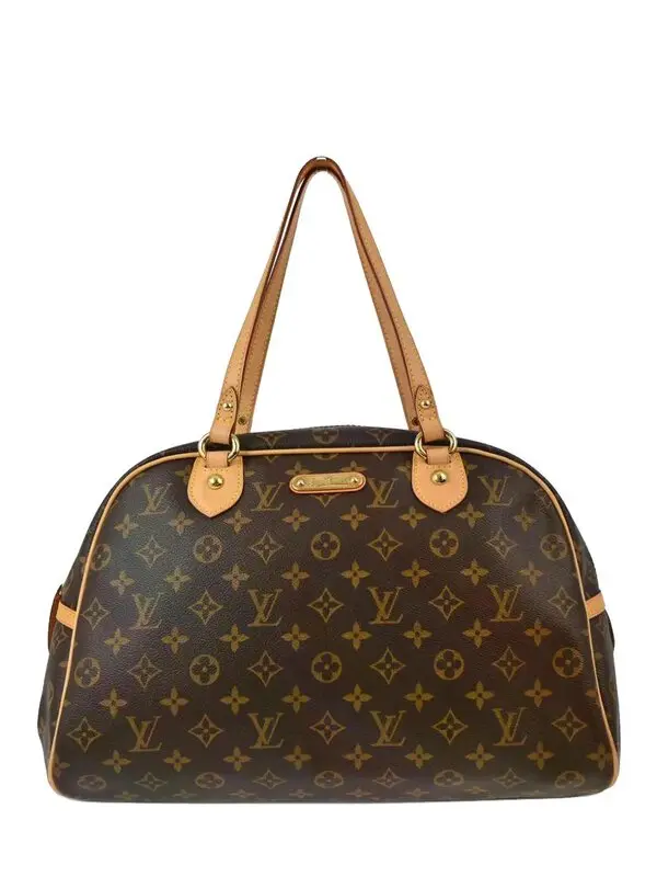 LOUIS VUITTON 2008 Montorgueil Gm Shoulder Bag - Brown