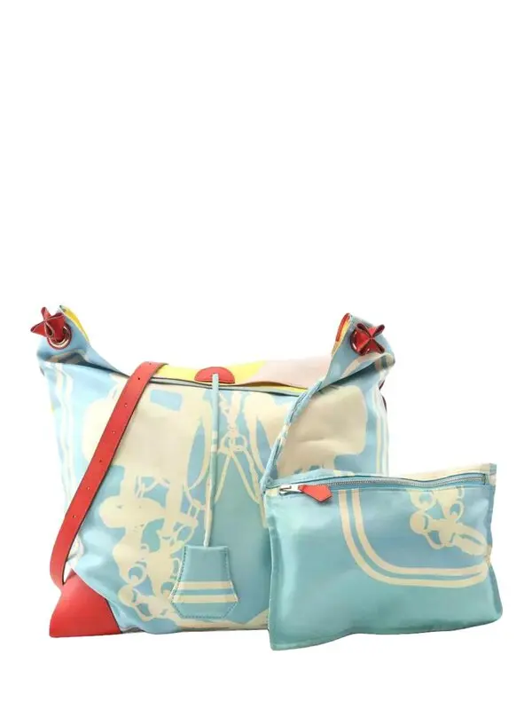 Hermès 2019 Silk Swift Brides De Gala Tattoo Silky City 33 Shoulder Bag - Blue