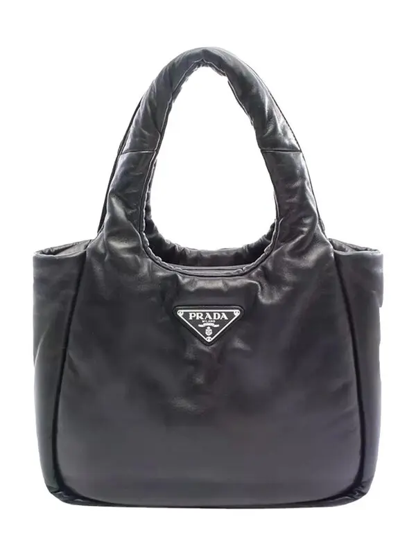 Prada 2013-2025 Padded Soft Nappa Bag - Black