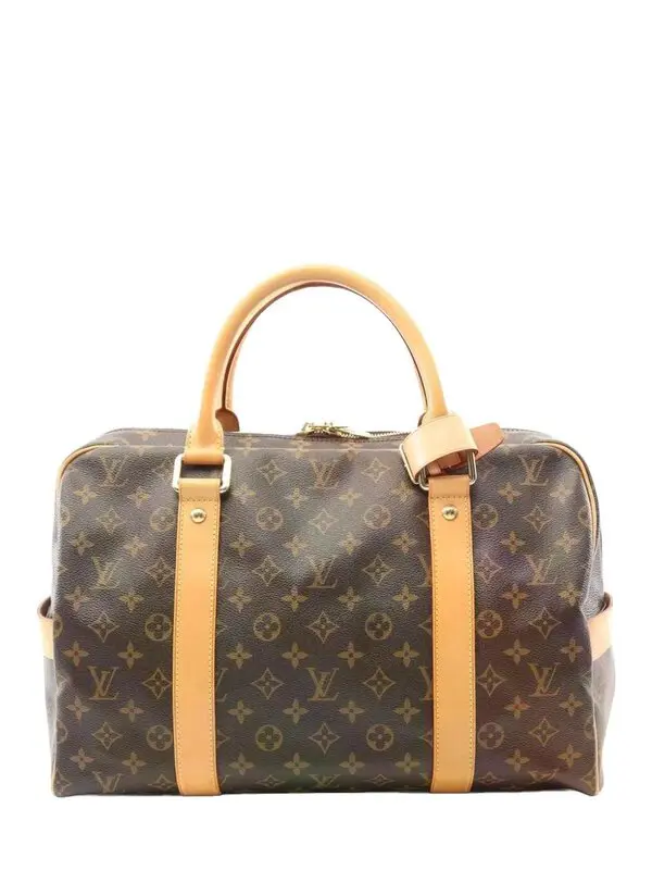 LOUIS VUITTON 2016 Monogram Carryall Travel Bag - Brown