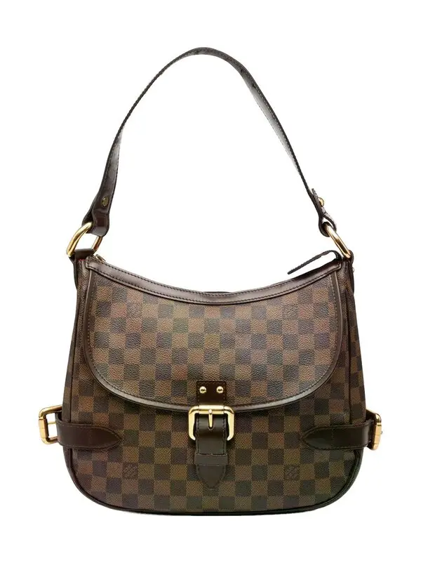 LOUIS VUITTON Damier Ebene Highbury Shoulder Bag - Brown
