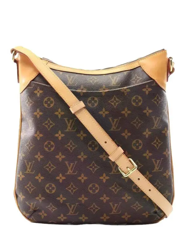 LOUIS VUITTON 2009 Monogram Odeon Mm Crossbody Bag - Brown