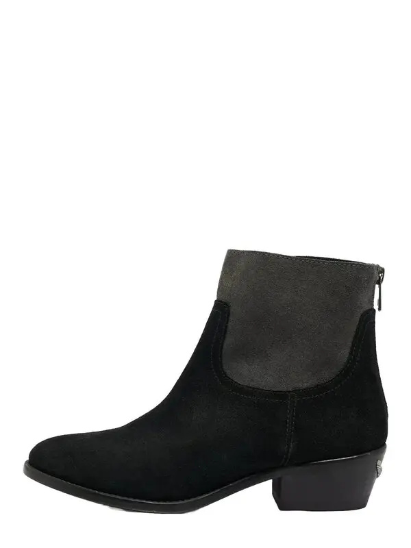 Zadig&Voltaire Suede Ankle Boots - Black