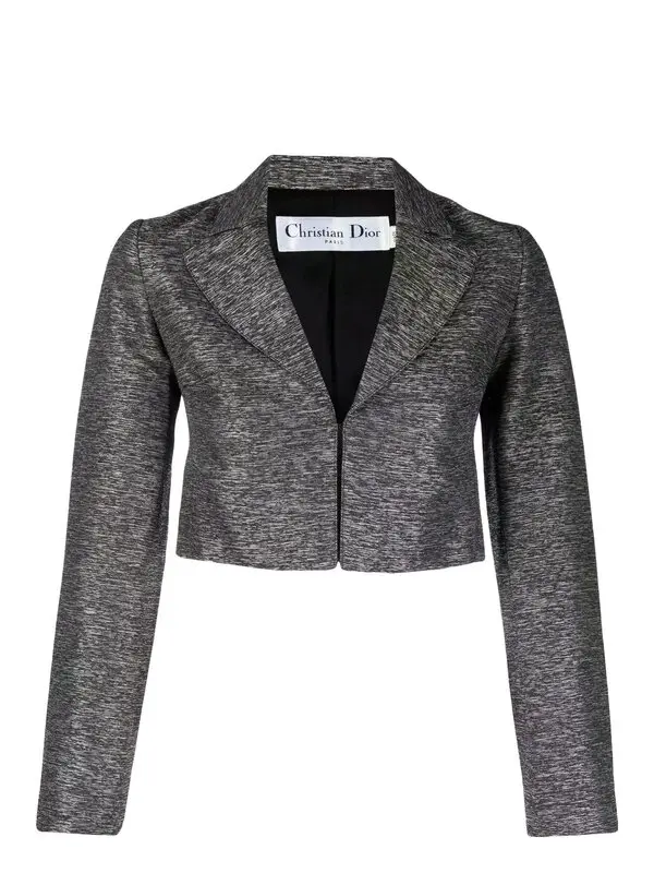 Dior Cropped Jacket - Black