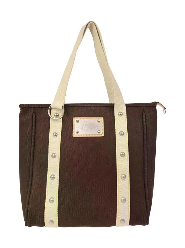 LOUIS VUITTON Antigua Cabas Mm Tote Bag - Brown