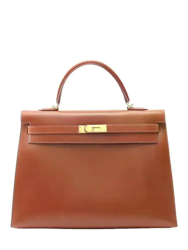 Hermès Kelly 35 Two-way Handbag - Brown