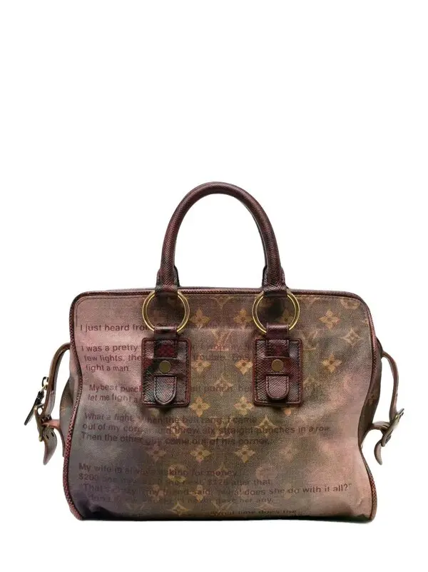 LOUIS VUITTON X Richard Prince Jokes Handbag - Red