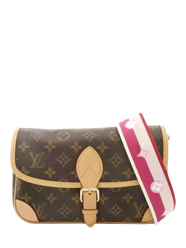 LOUIS VUITTON Monogram Diane Satchel - Brown
