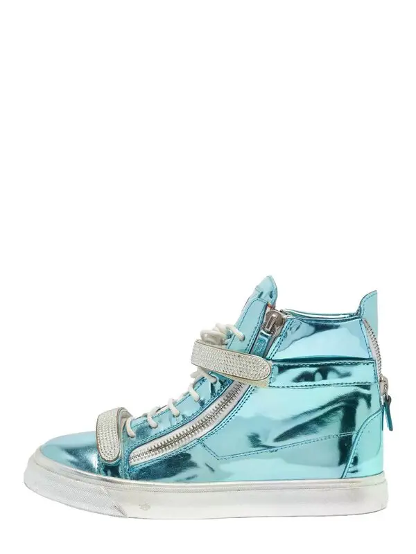GIUSEPPE ZANOTTI Coby High-top Sneakers - Blue
