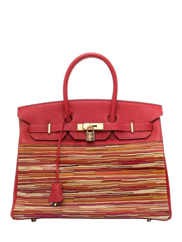 Hermès 2003 Birkin 35 Handbag - Red