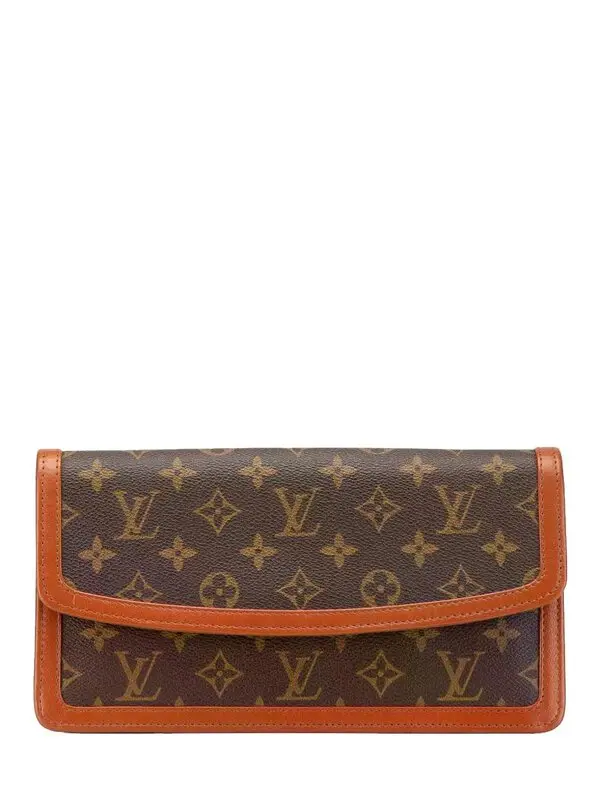 LOUIS VUITTON 1988 Monogram Pochette Dame Pm Clutch - Brown