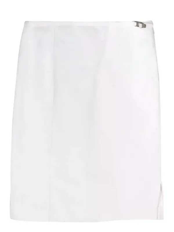 Gucci 2000s Midi Denim Skirt - Neutrals