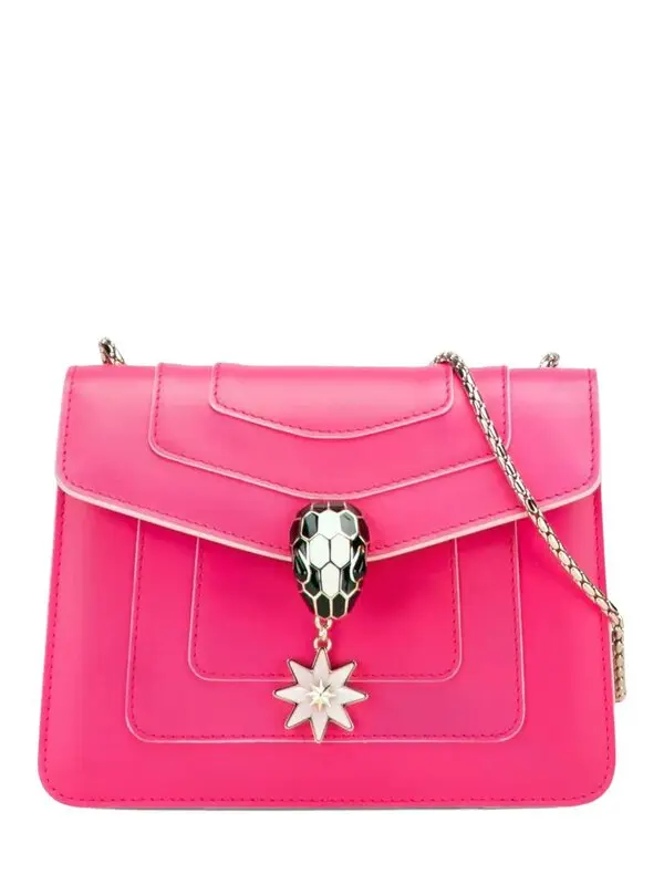 BVLGARI Serpenti Forever Chain Crossbody Bag - Pink