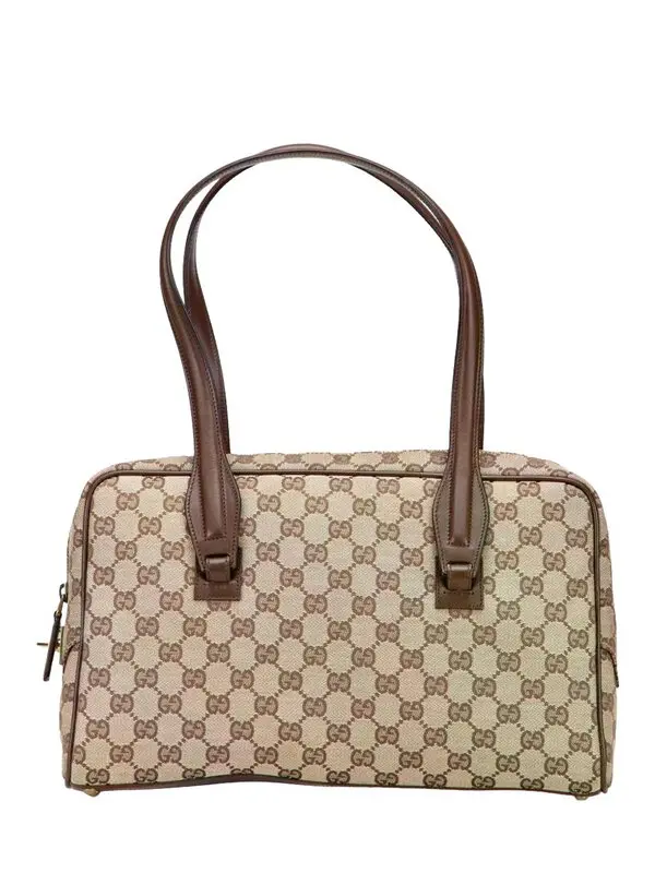 Gucci Gg Canvas Shoulder Bag - Brown